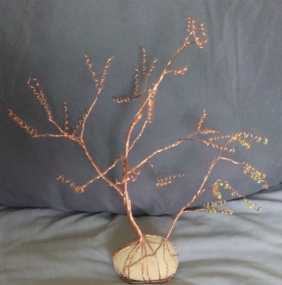 Handmade | Accents | Copper Wire Tree Sculpture | Poshmark
